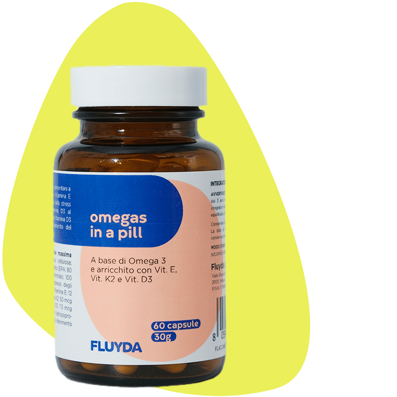 Omegas In a Pill Natural Supplement – Fluyda